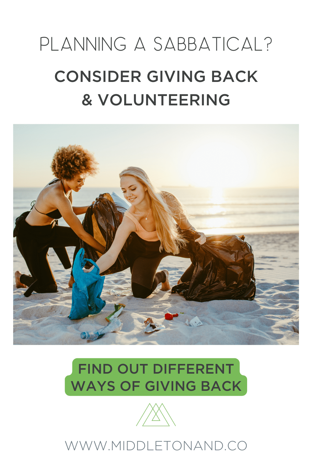 Giving back before, during and after your sabbatical - Middleton & Company